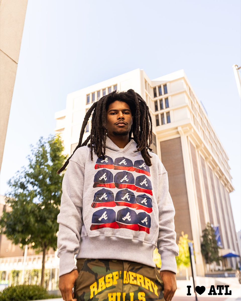 Grey I Love ATL Hoodie – Oberon Asscher